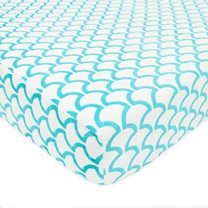 ABC Crib Sheet Heavenly Soft Chenille - Printed