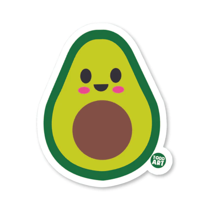 Boo-Boo Buddies Avocado Sticker