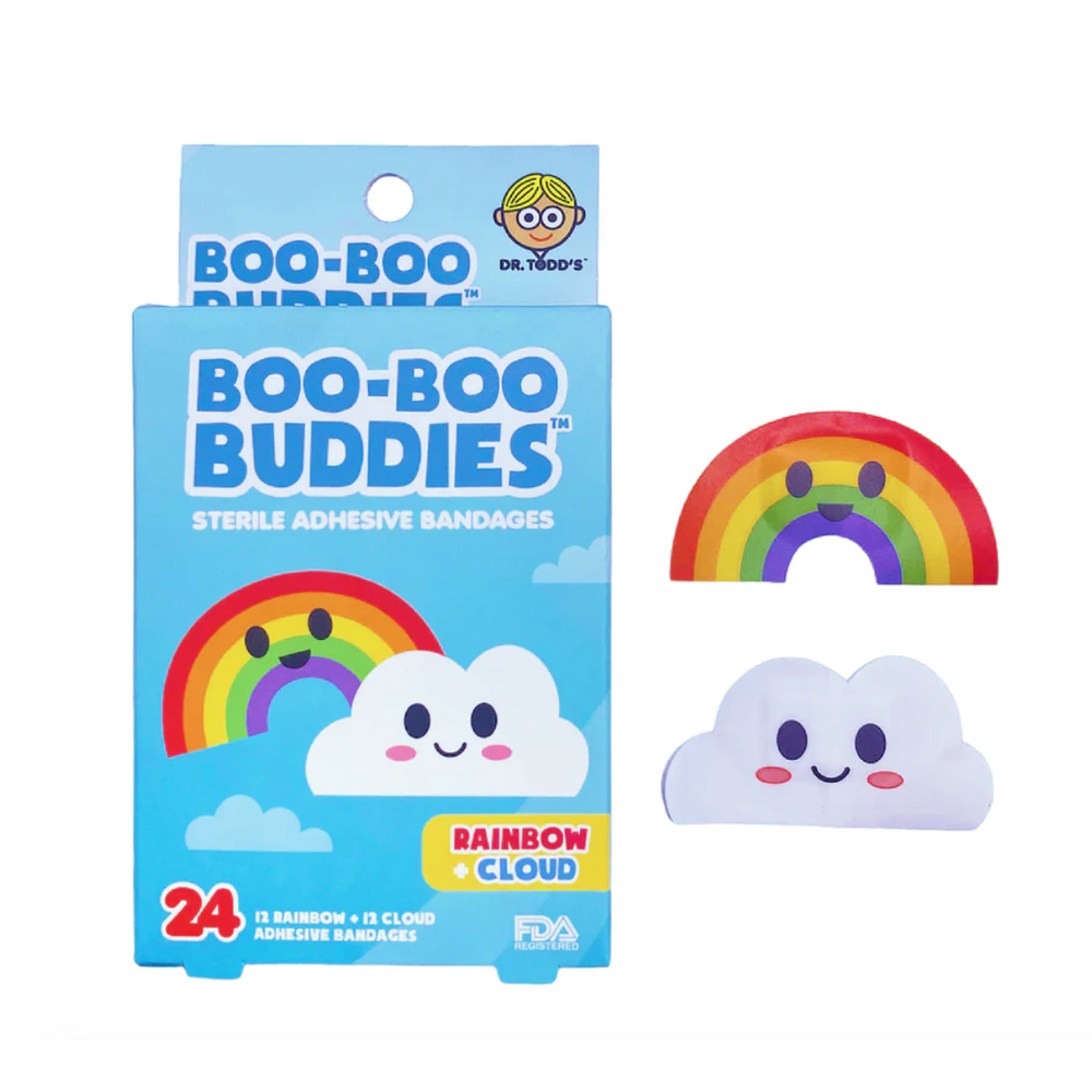 Boo-Boo Buddies Sterile Adhesive Bandages - Rainbow + Cloud