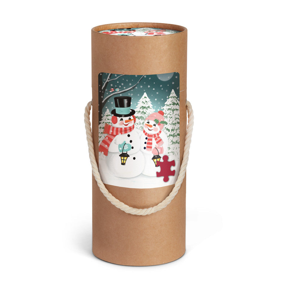 Demdaco Vintage Snowman Large Puzzle