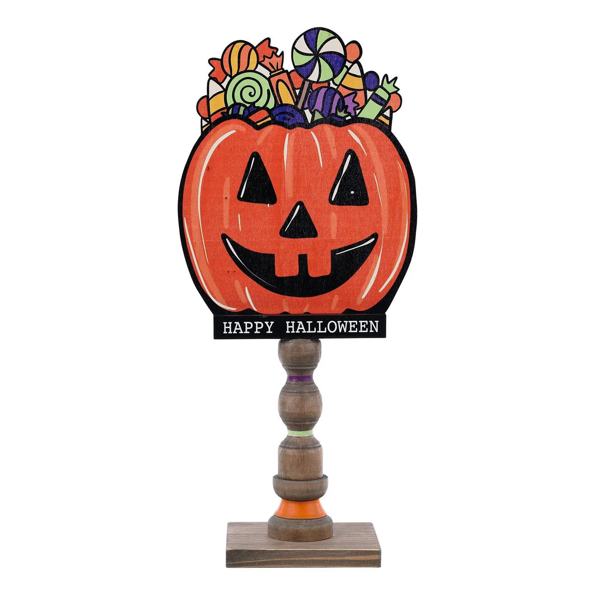 Glory Haus Happy Halloween Wood Stand