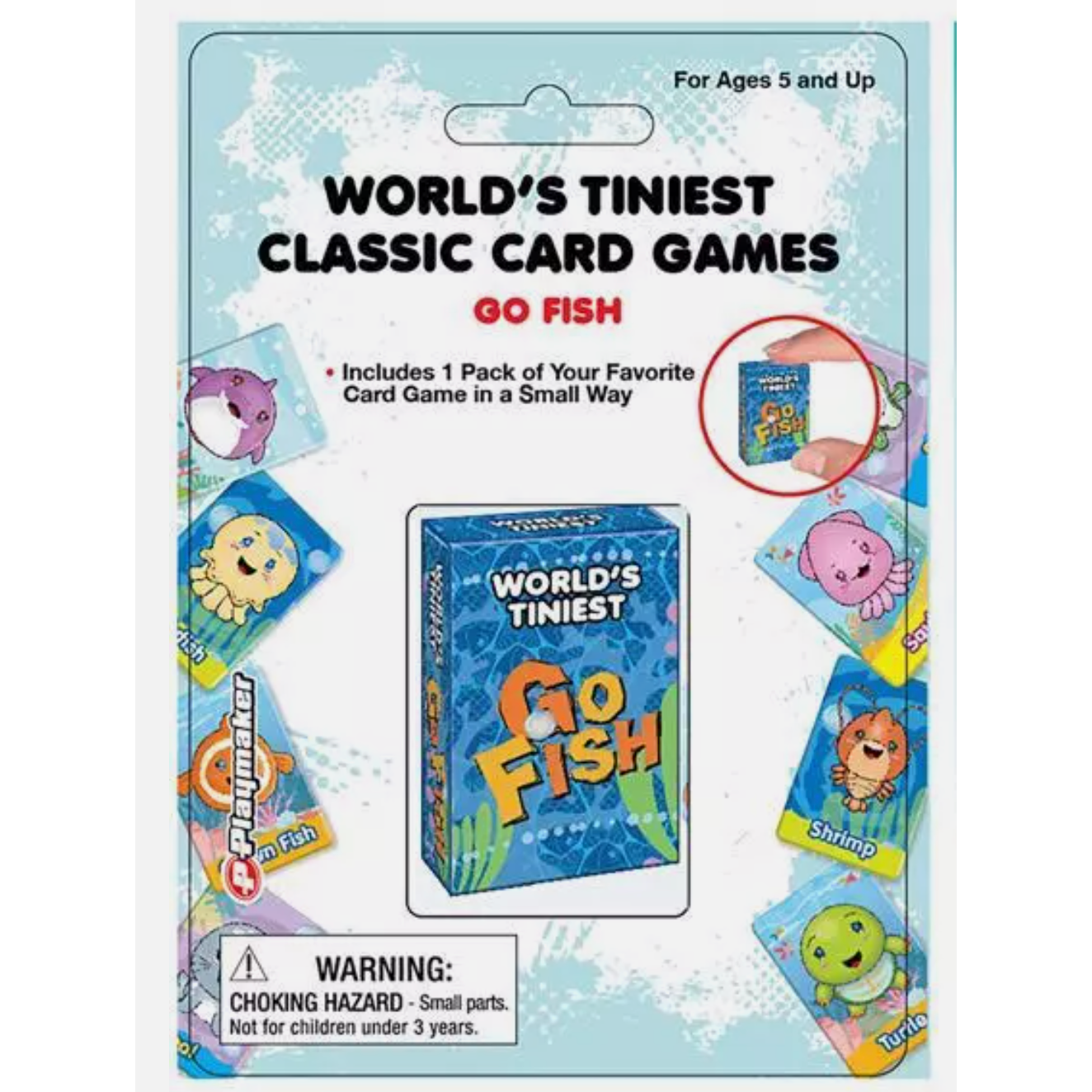 Master Toys World's Tiniest Go Fish - Card Game