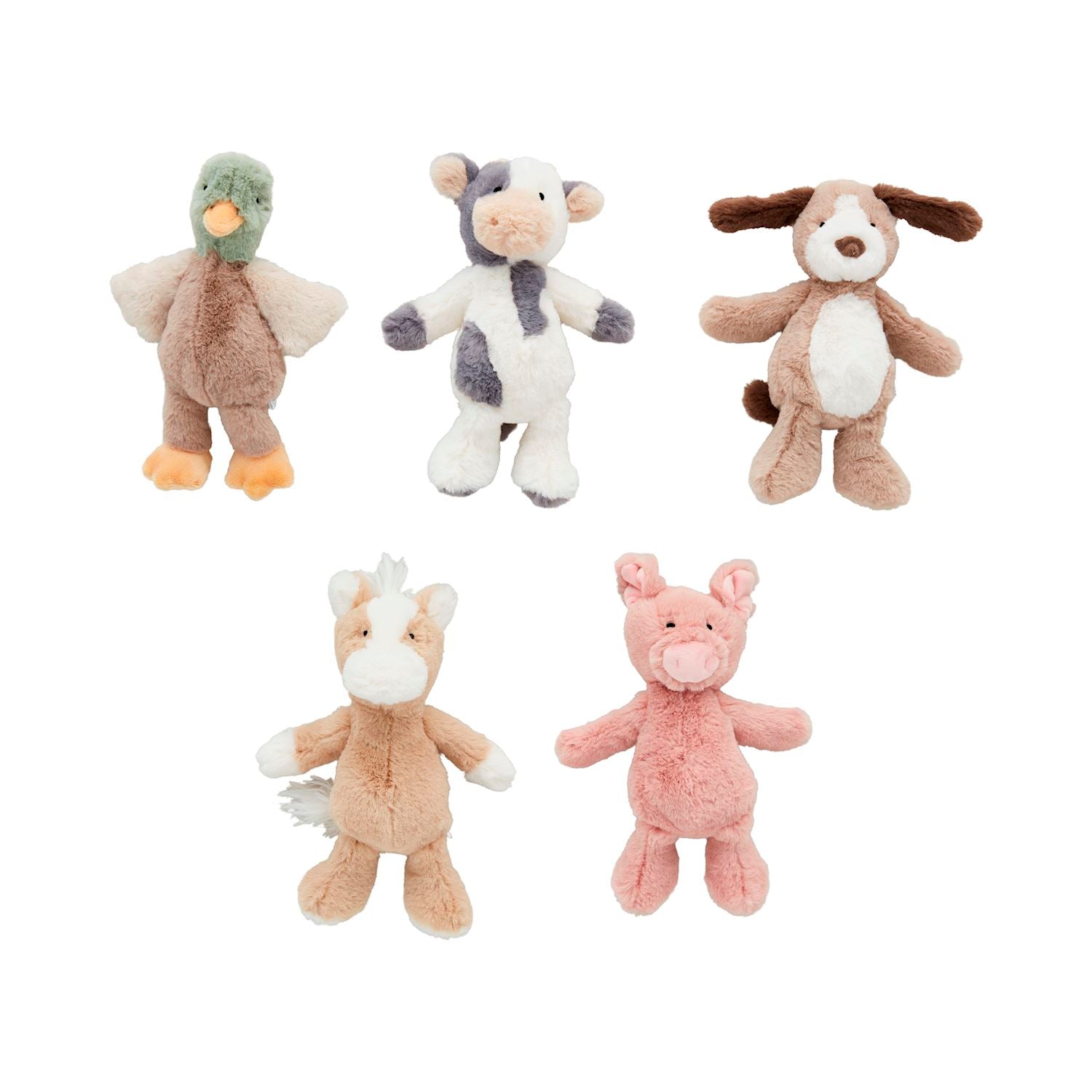 Mud Pie Farm Plush Rattle Pals