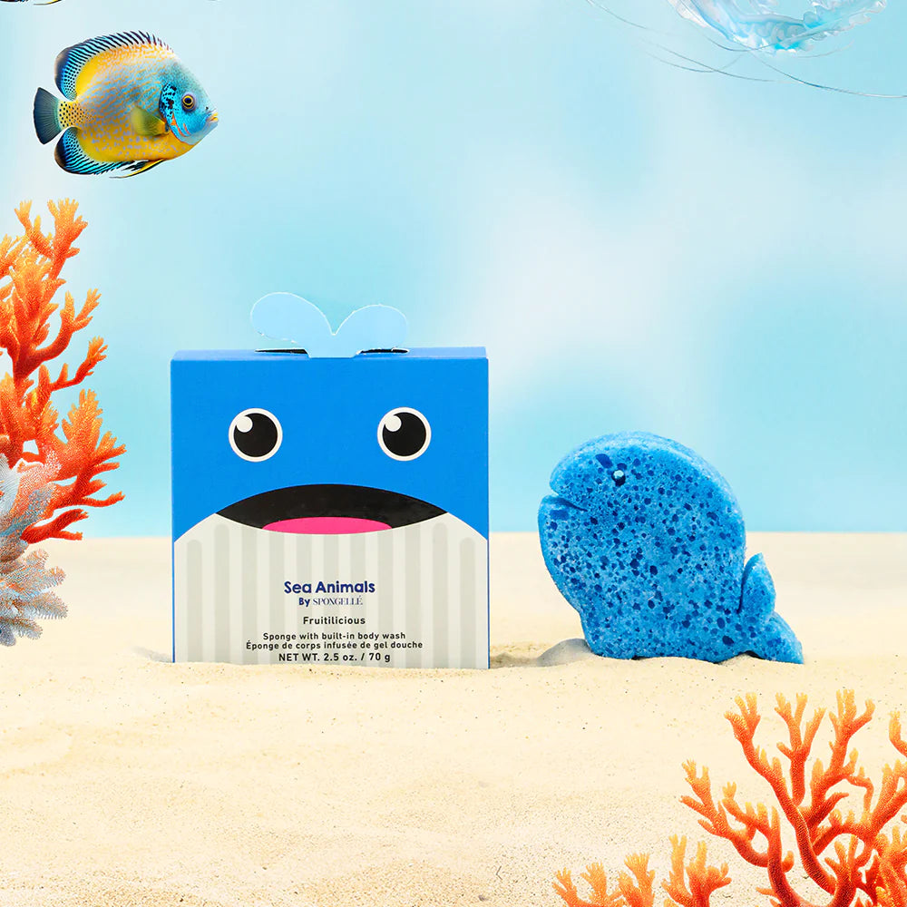 Spongelle Walter Whale Sea Animals Sponge