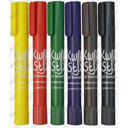 The Pencil Grip Kwik Stix Solid Tempera Paint Thin Stix Classic - Set