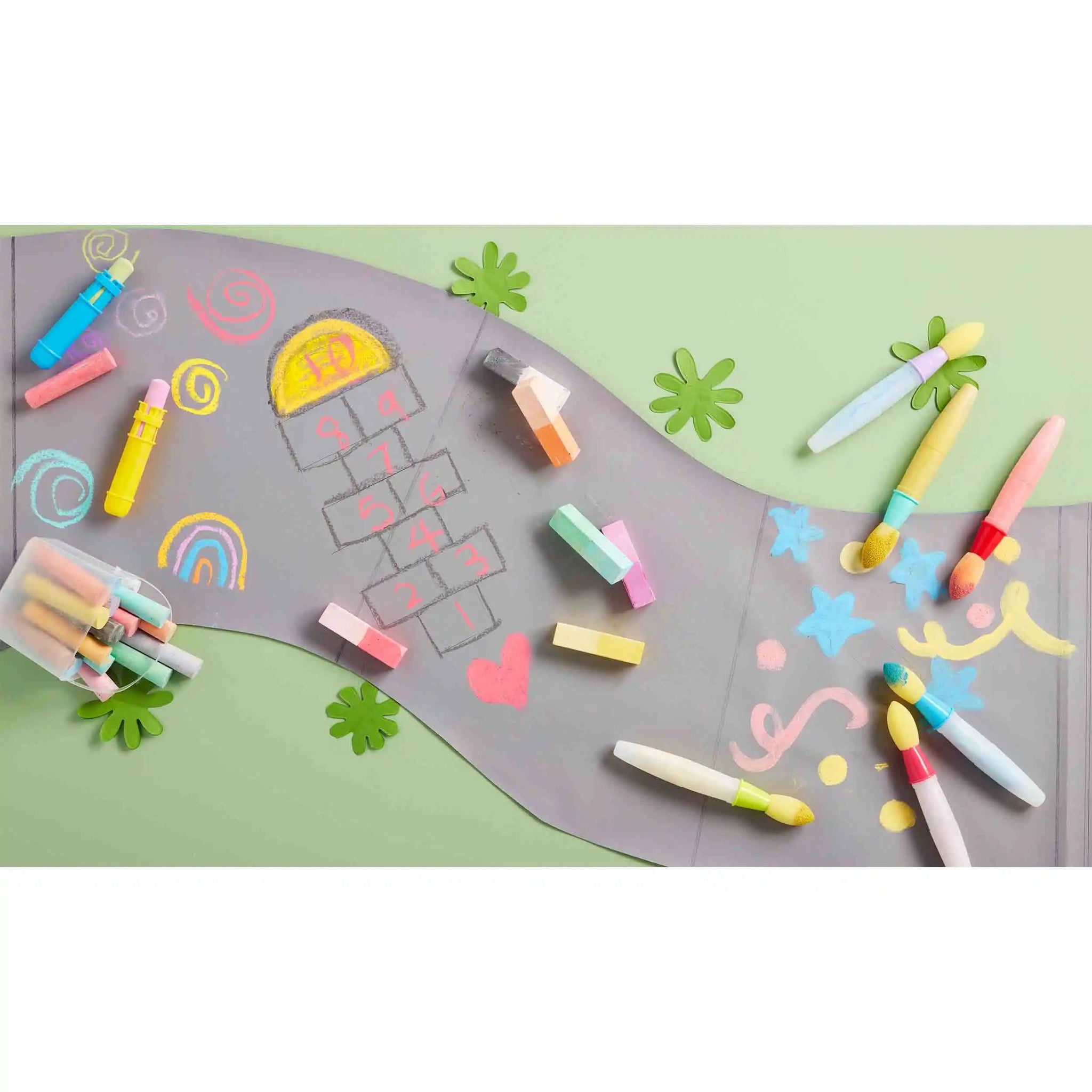 Mud Pie Paint Brush Chalk Set