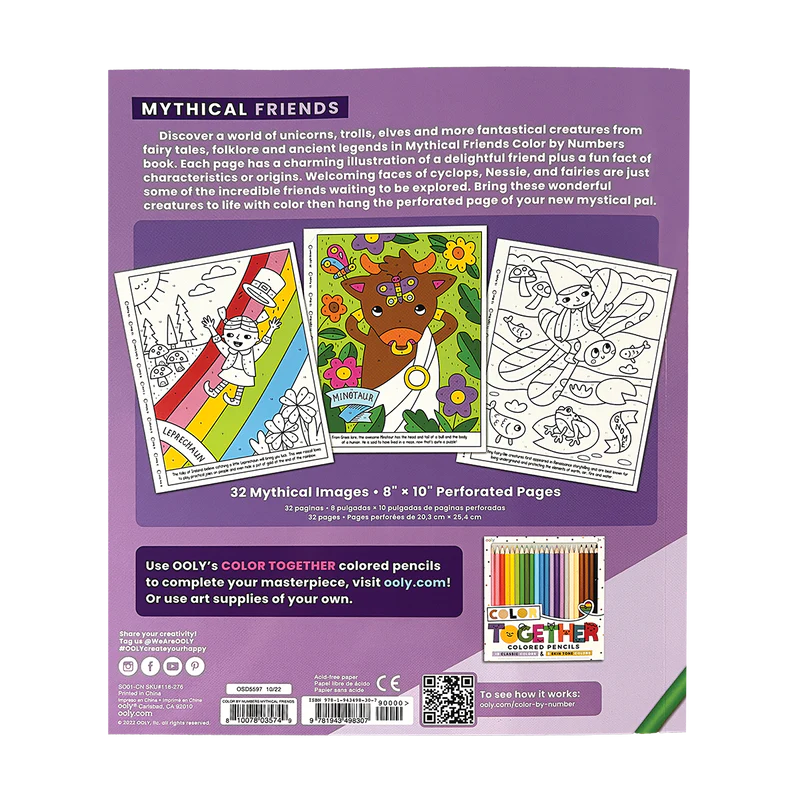 color by numbers coloring book pages