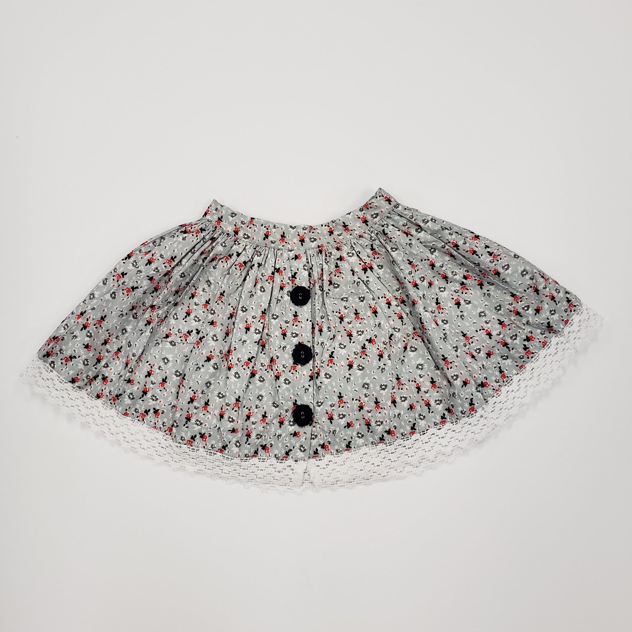Ren & Rouge Iris Print Cotton Skirt