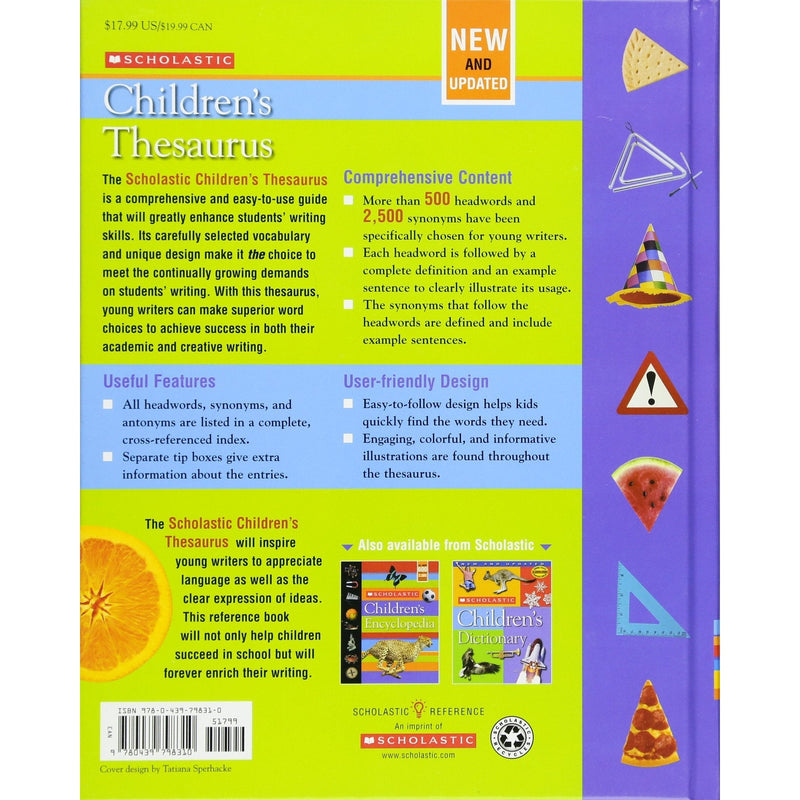 Scholastic: Children's Thesaurus (Revised Edition) (Hardcover Book ...