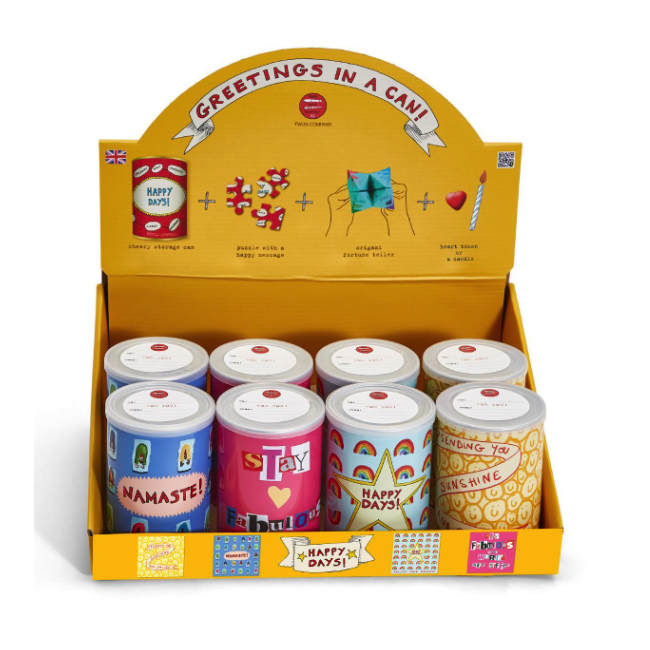 Two's Company Friendship "A" Puzzle in A Can