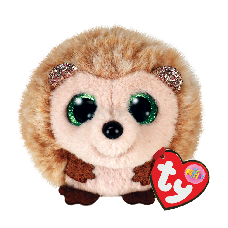Ty Puffies Collection - Hazel Brown Hedgehog - 4"